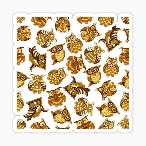 "Strigiformes" Sticker by TiYo-31 | Redbubble