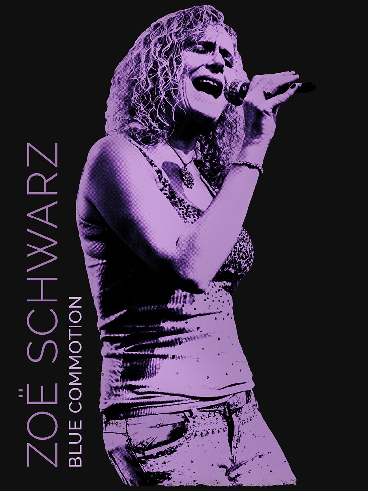 "Zoe Sings The Blues" T-shirt by ZoeSchwarzMusic | Redbubble