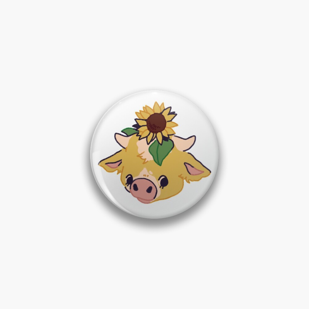 "Sunflower Moobloom Minecraft Flower Cow" Sticker for Sale by lissv ...