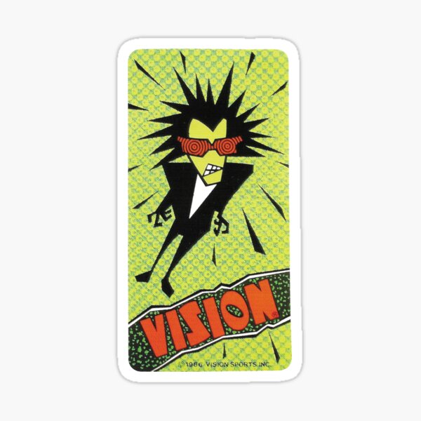 "Retro vision skate, t shirt design. " Sticker for Sale by RetroSkateTs ...