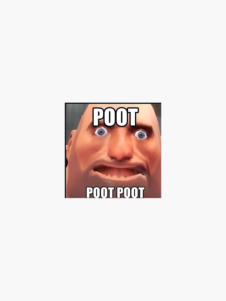 "Poot Poot Poot" Sticker for Sale by Eddlela | Redbubble