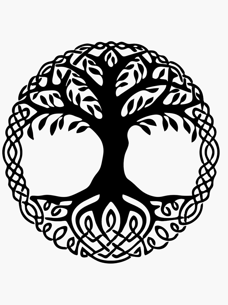 "Tree of Life - Viking and Norse Symbol " Sticker for Sale by kennade ...