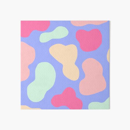 "y2k cow print blue back" Art Board Print by opartdesigns | Redbubble