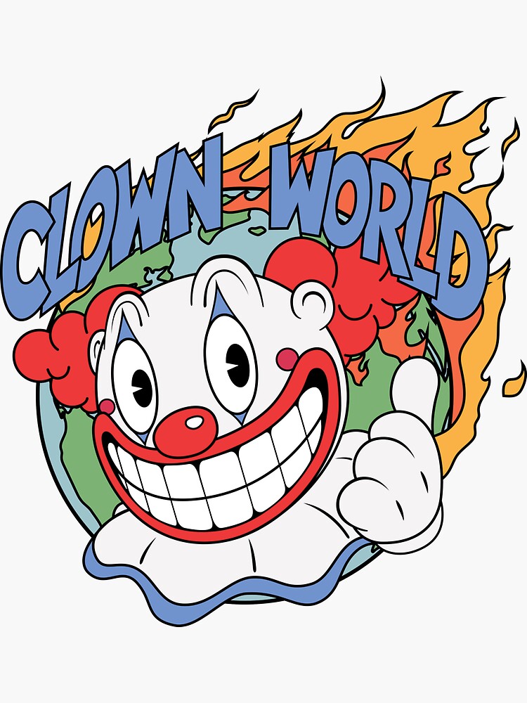 "Clown World " Sticker for Sale by WestenerUSA | Redbubble
