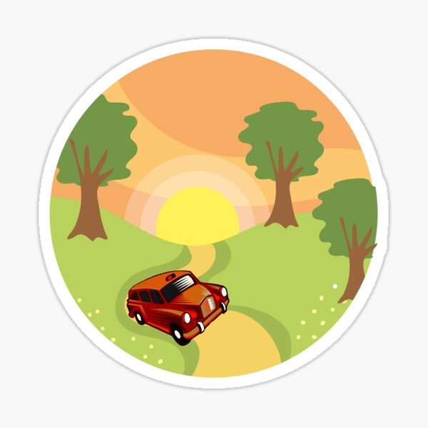 "MAGICAL EVENING" Sticker for Sale by tulip20 | Redbubble