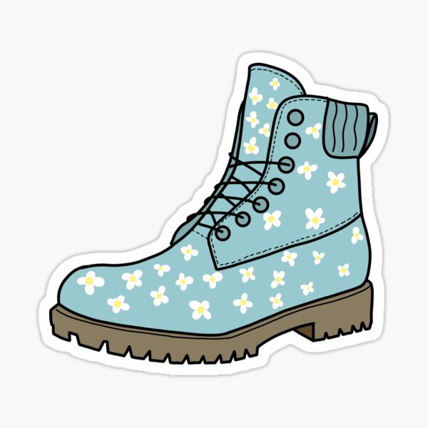 "Cute Work Boots" Sticker for Sale by Puffoo | Redbubble