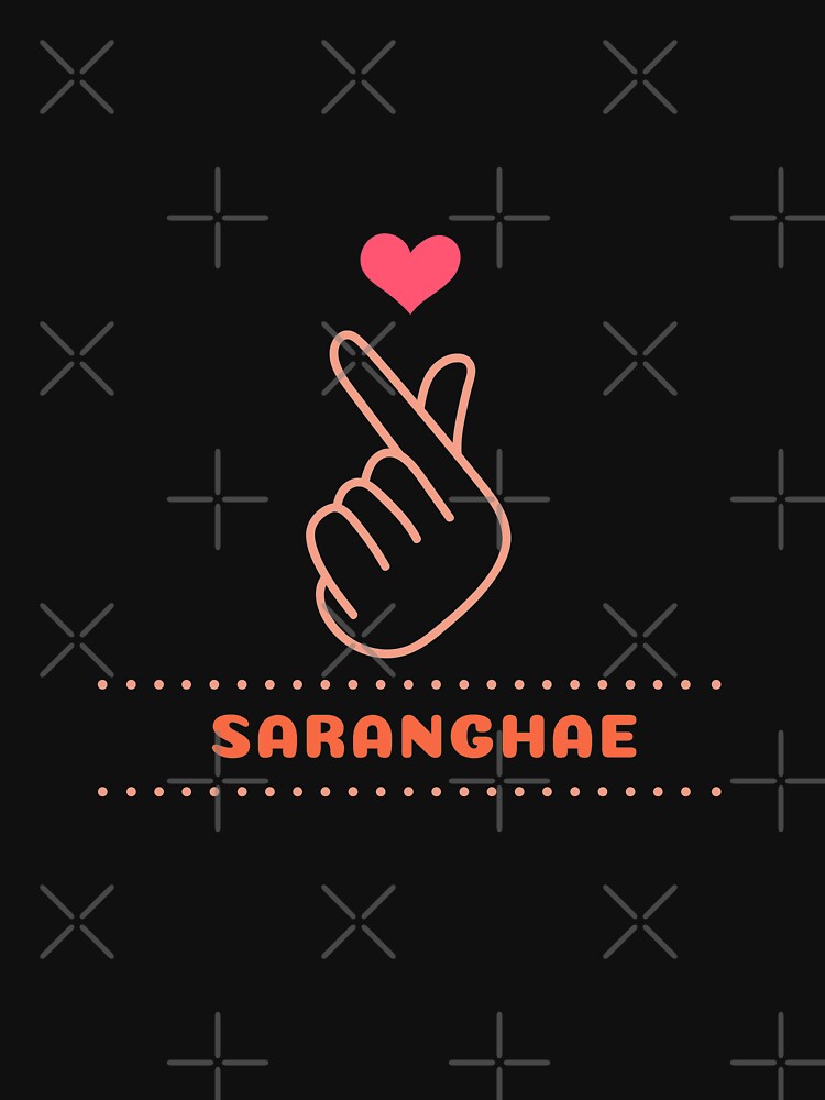 "Saranghae - Kdrama Love" T-shirt for Sale by NattyTees | Redbubble ...