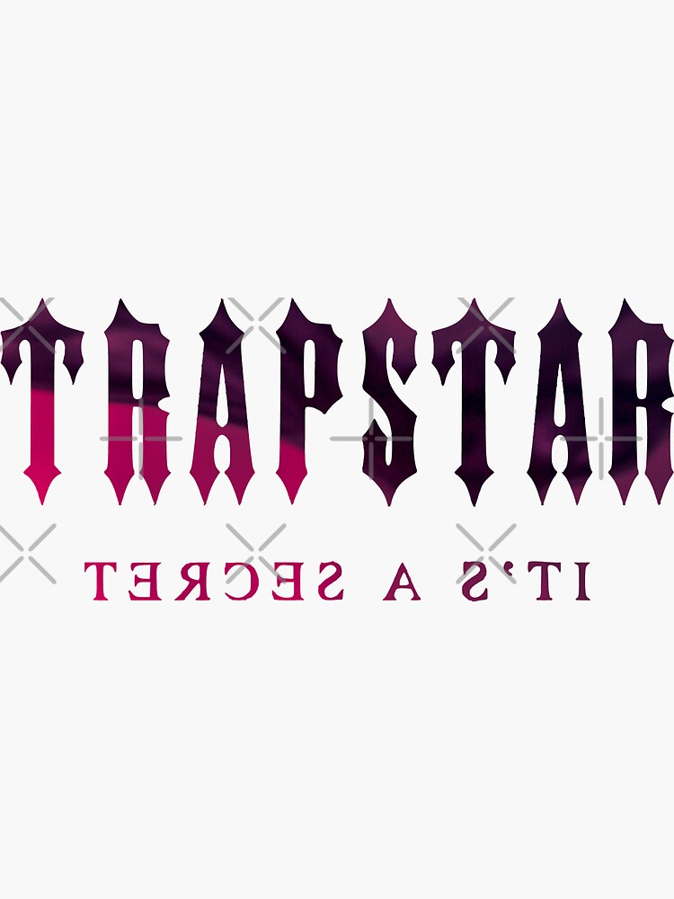"TRAPSTAR" Sticker for Sale by HiddenMist | Redbubble