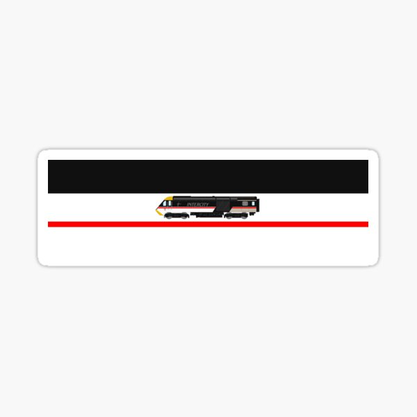 "Intercity HST Swallow Livery High Speed Train" Sticker for Sale by ...