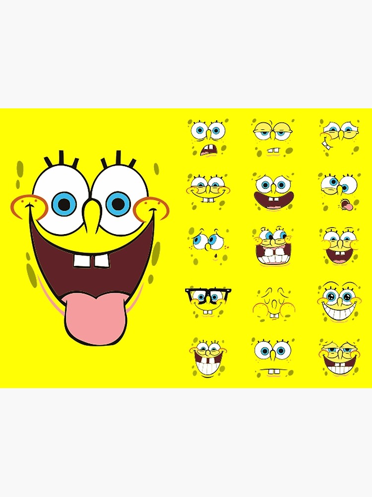 "Smiley Spongebob squarepants " Photographic Print by Zainab8 | Redbubble