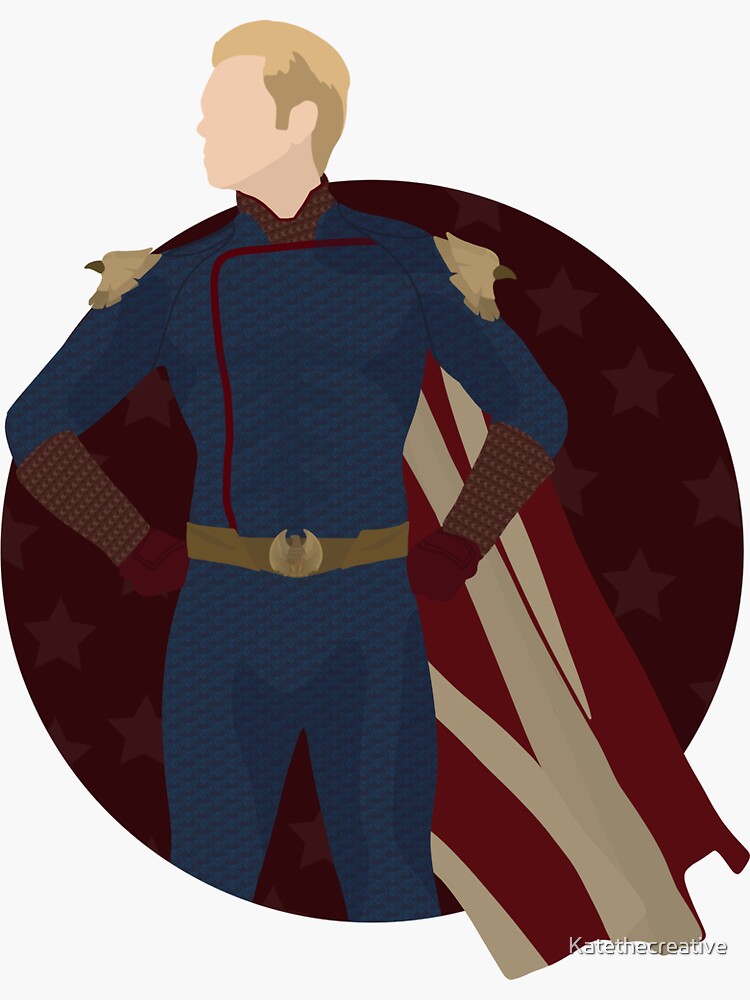 "Homelander " Sticker for Sale by Katethecreative | Redbubble