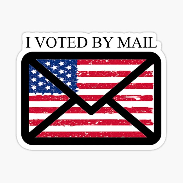 I Voted By Mail Stickers | Redbubble
