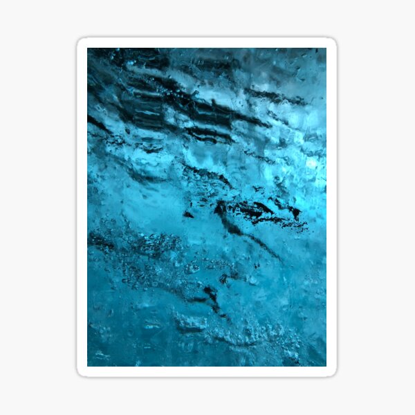 "Glacial Ice Cave" Sticker for Sale by yegolev | Redbubble
