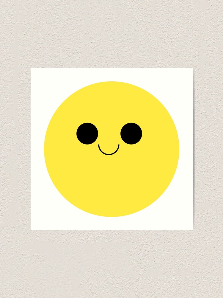 "Tiny Smiley Face" Art Print by freyalily13 | Redbubble