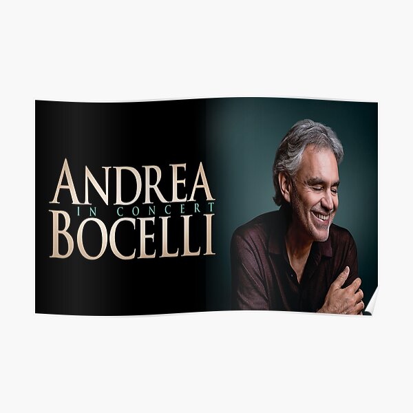 "Andrea bocelli legend musician" Poster for Sale by abolsover7c | Redbubble