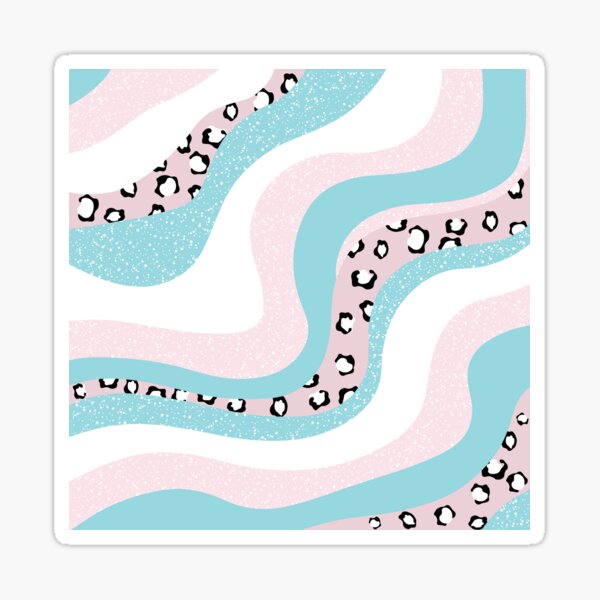 "Dreamy aesthetic pink and blue pastel" Sticker for Sale by OkihanaShop ...