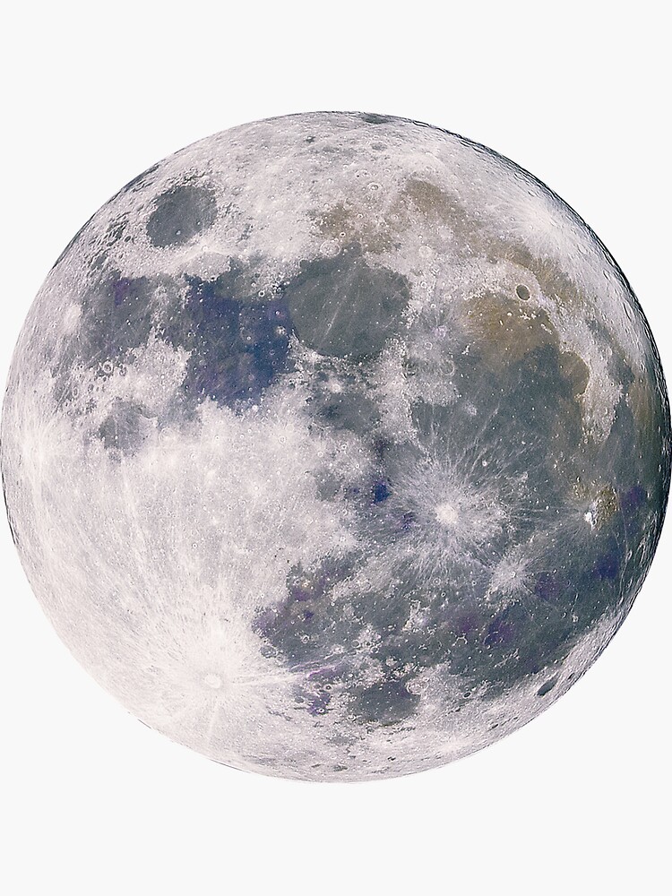 "Moon" Sticker for Sale by barbarastylish | Redbubble