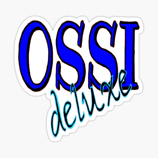 "Ossi deluxe, GDR" Sticker for Sale by generaldogsbody | Redbubble