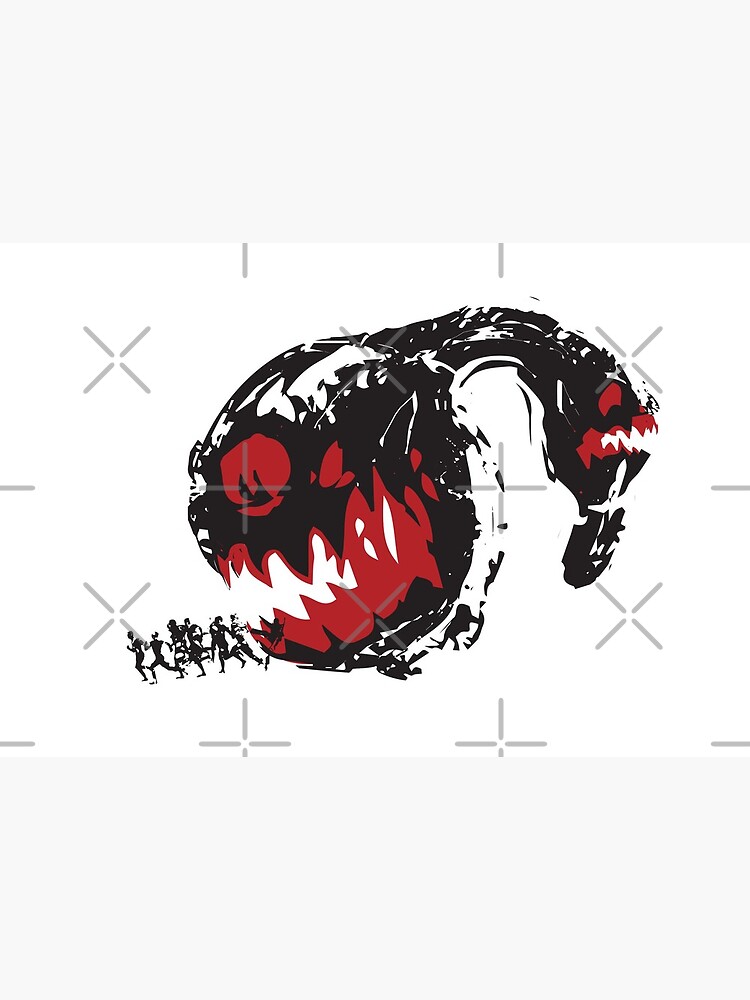 "Man Eating Pumpkin/Devouring Gourd of Usambara - Black Splatter" Mask ...