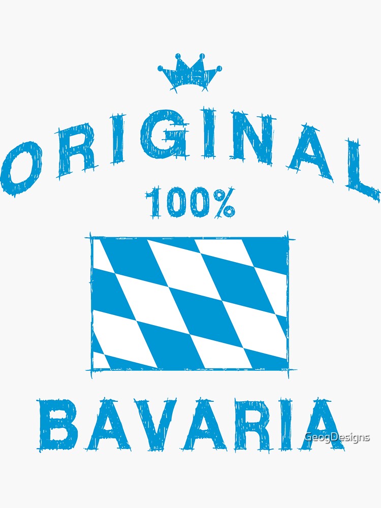 "Bavaria Bavaria original" Sticker for Sale by GeogDesigns | Redbubble