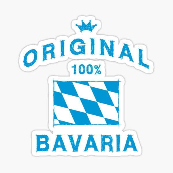 "Bavaria Bavaria original" Sticker for Sale by GeogDesigns | Redbubble
