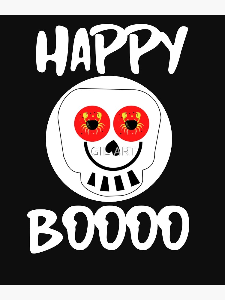 "HAPPY BOO" Poster by Kellerstr44 | Redbubble