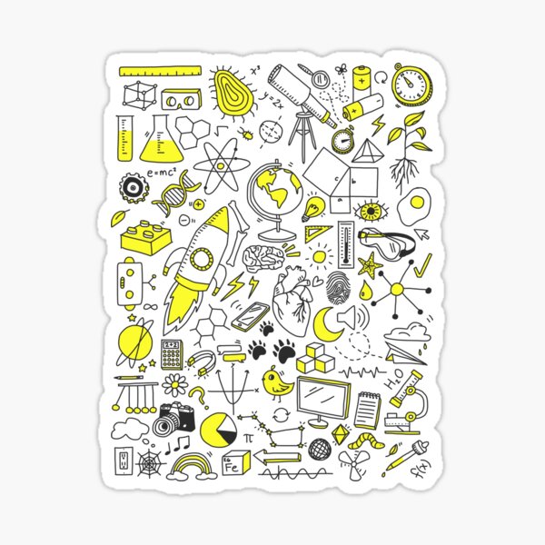 "Science Rules" Sticker for Sale by DesignAzalea | Redbubble