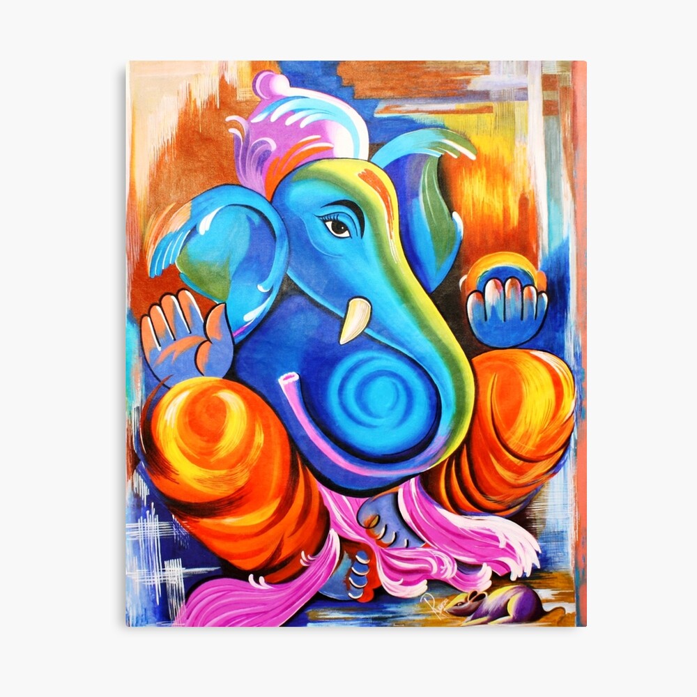 "Lord Ganesh" Canvas Print by Rupaprakash | Redbubble