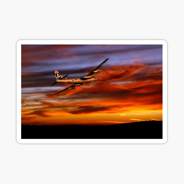 "Boeing B-29 Superfortress" Sticker by StephenJSmith | Redbubble
