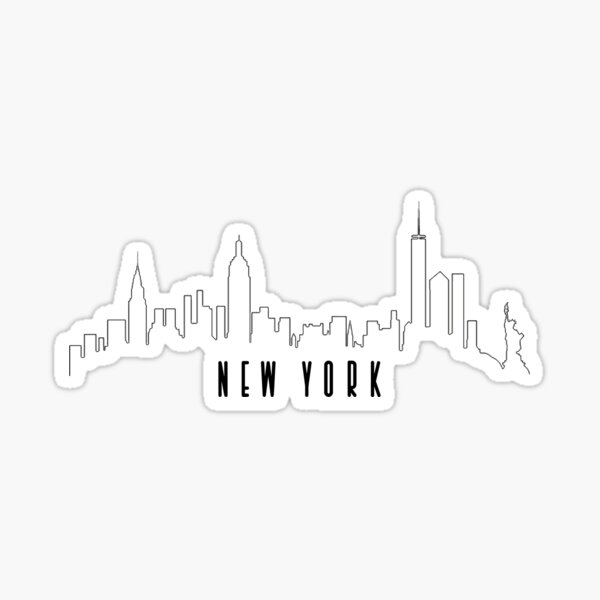 "New York Cursive Vintage Script Retro Baseball" Sticker for Sale by ...