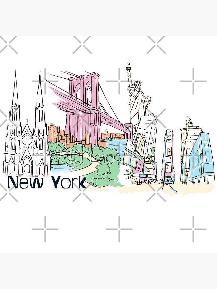 "New York Cursive Vintage Script Retro Baseball" Poster by Hebaelbaz ...