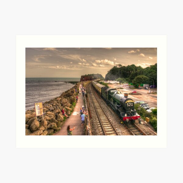 "Torbay Express at Dawlish Warren " Art Print by hawkie | Redbubble