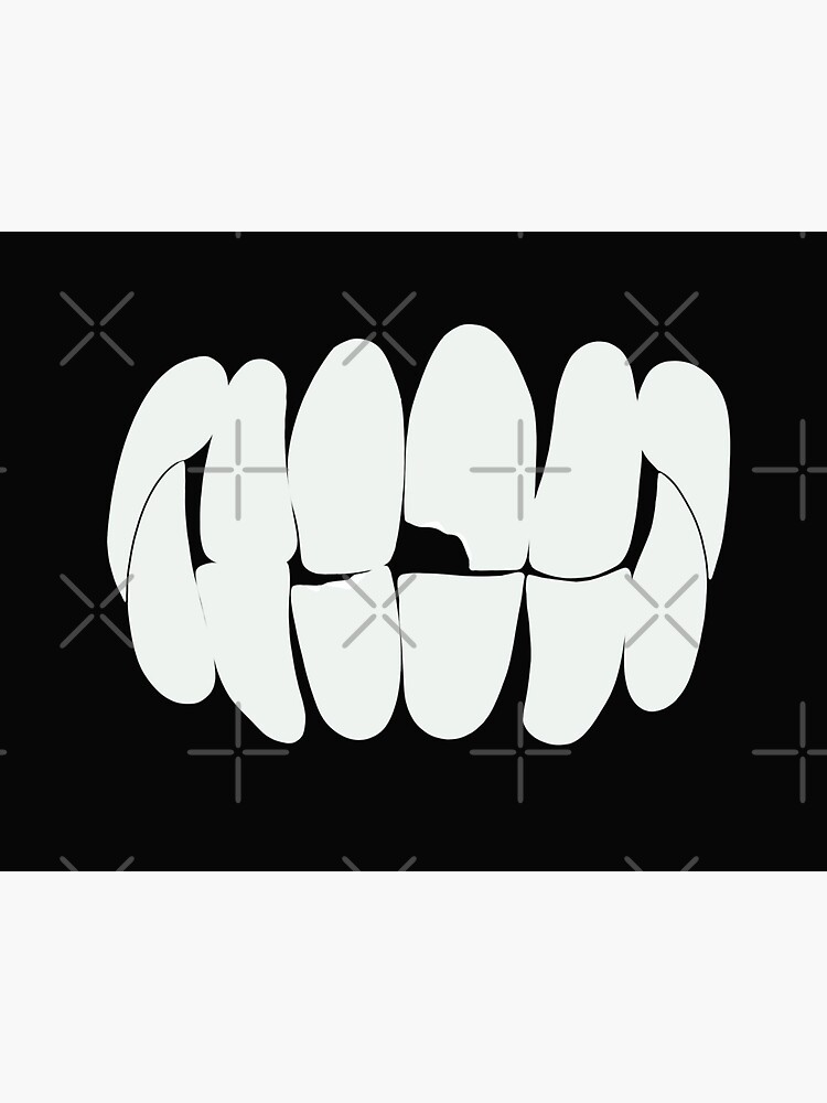 "Monster Teeth" Sticker by starcreature | Redbubble