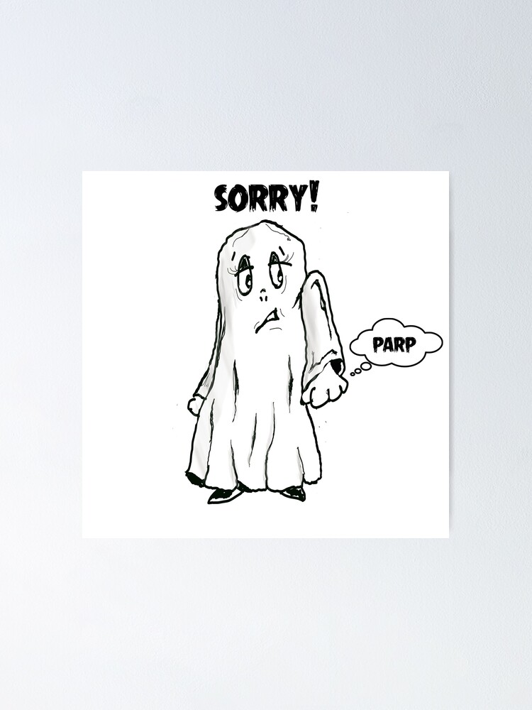 "SORRY! Funny Farting! Halloween Miserable Boo Sheet Ghost Essential ...