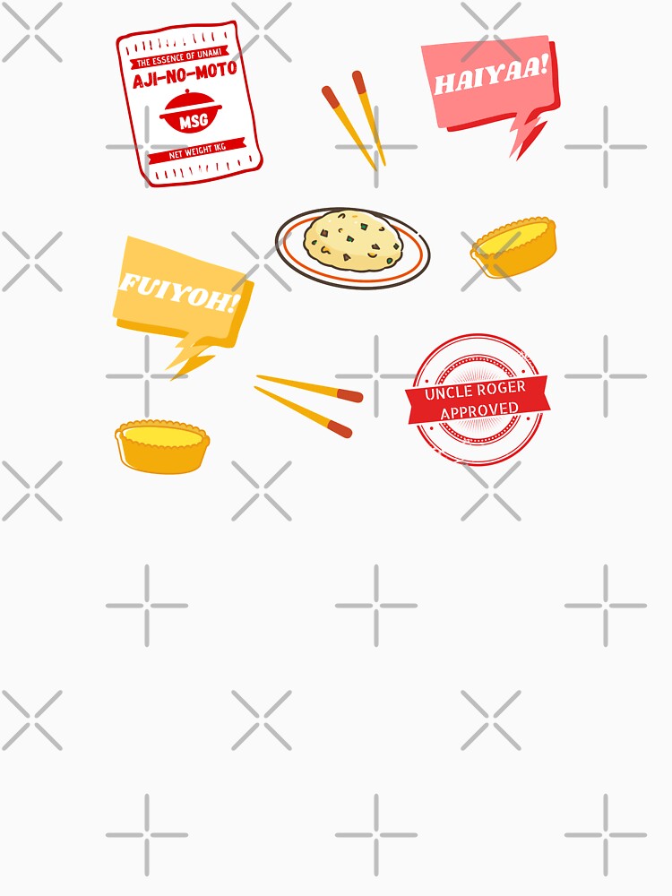 "Uncle Roger Sticker Pack/Pattern #2" T-shirt for Sale by memesbabe ...