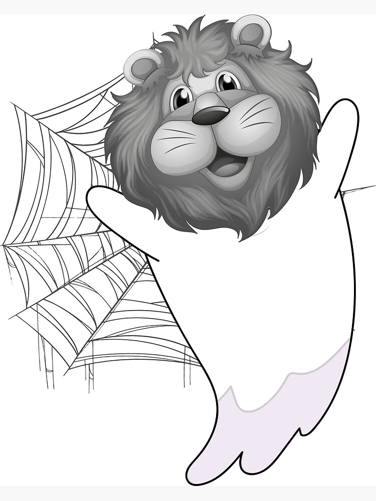 "Boo Lion | Boo king" Poster for Sale by EcodesignPro | Redbubble