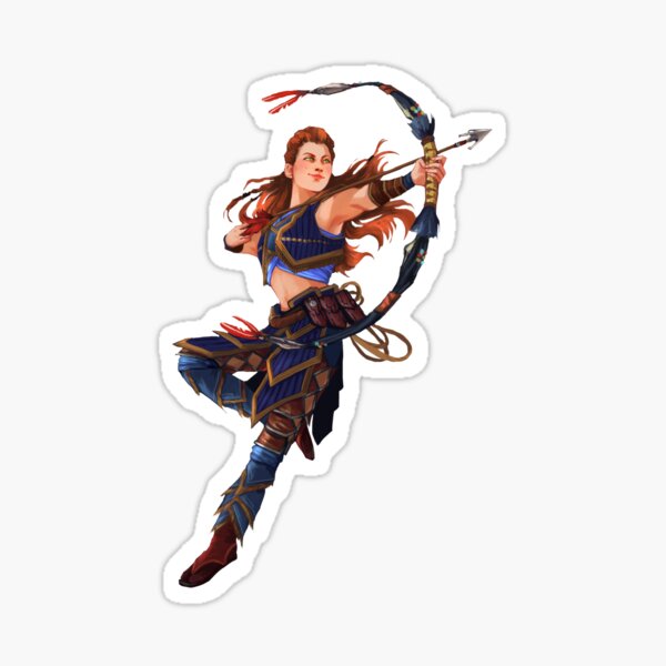 "aloy" Sticker by Mariemarion | Redbubble