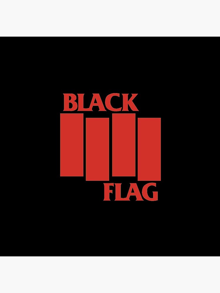 "Black Flag Logo" Pin for Sale by Xelfeer | Redbubble