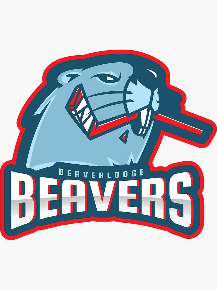 "Imaginary Sports Teams - Canada Edition - Beaverlodge Beavers" Sticker for Sale by ShinSplints ...