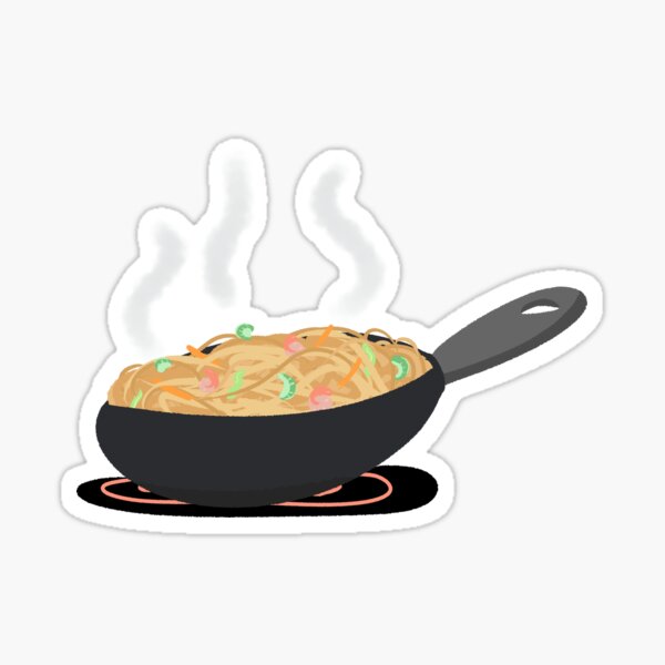"Pancit" Sticker for Sale by daynamayday | Redbubble