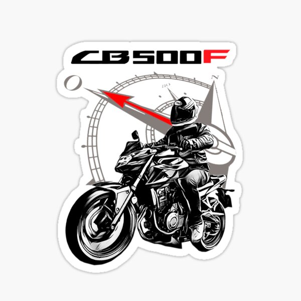 "Honda CB500F" Sticker for Sale by Evomotoarte | Redbubble