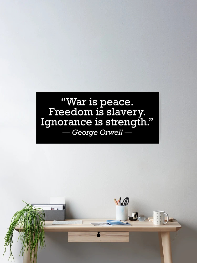 War Is Peace 1984 Quote