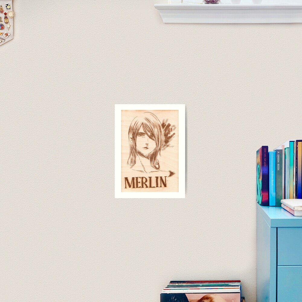 "Merlin wanted poster Seven deadly sins" Art Print for Sale by ...