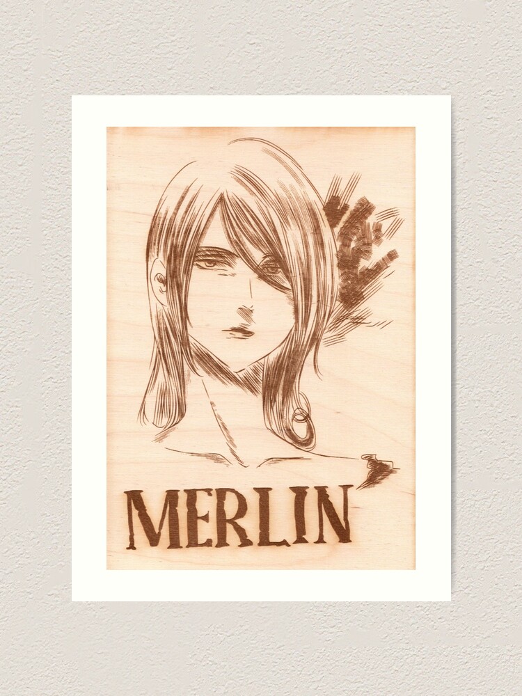 "Merlin wanted poster Seven deadly sins" Art Print for Sale by ...