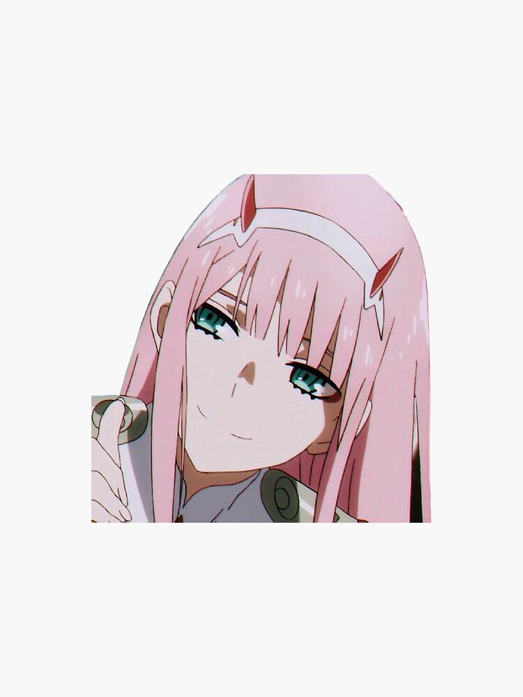 "zero two sticker" Sticker for Sale by AnaStasiaKhin21 | Redbubble