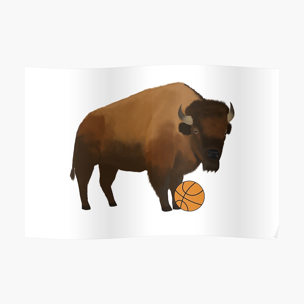 Basketball Bison Sticker Electronics & Accessories Decals & Skins ...