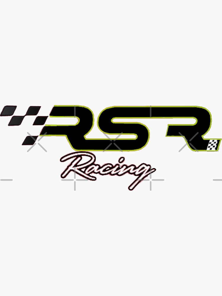 "RSR Racing Leagues Logo" Sticker by EvolutionRacing | Redbubble