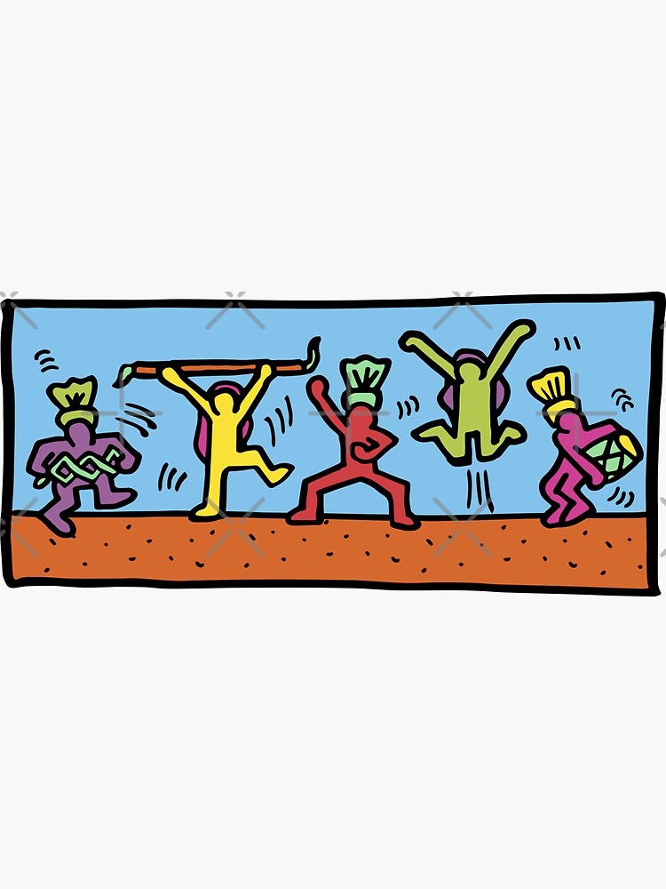 "Pop Art Bhangra Team" Sticker for Sale by bhangrababe | Redbubble