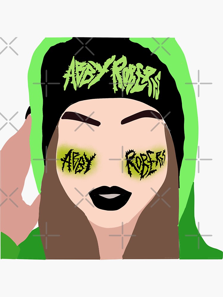 "Abby Roberts" Sticker by Beheadedart | Redbubble