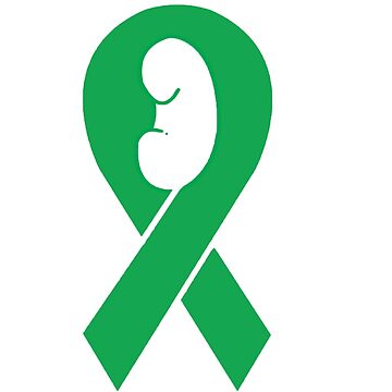 "Kidney Disease Awareness Ribbon" Greeting Card for Sale by annemarie ...